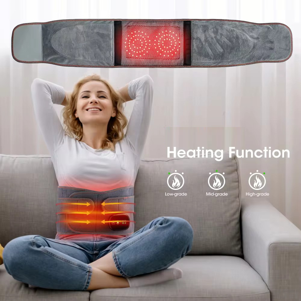 Therapeutic Waist Wrap with Infrared Heat + Massage – Therawrap